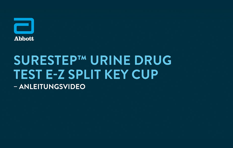 SureStep™ Urine Drug Test E-Z Split Key Cup | Abbott Toxicology