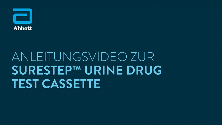 Product Demo | SureStep™ Urine Drug Test Cassette | Abbott Toxicology