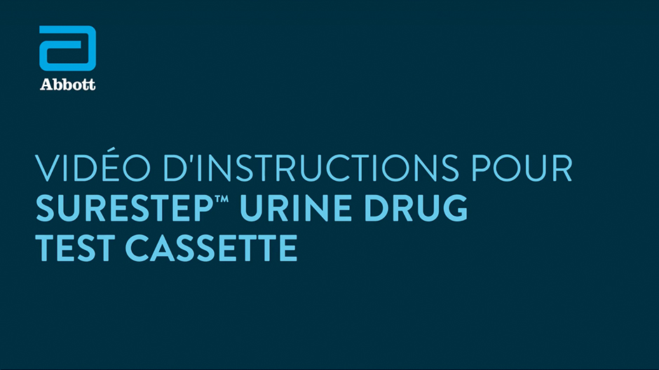 Product Demo | SureStep™ Urine Drug Test Cassette | Abbott Toxicology
